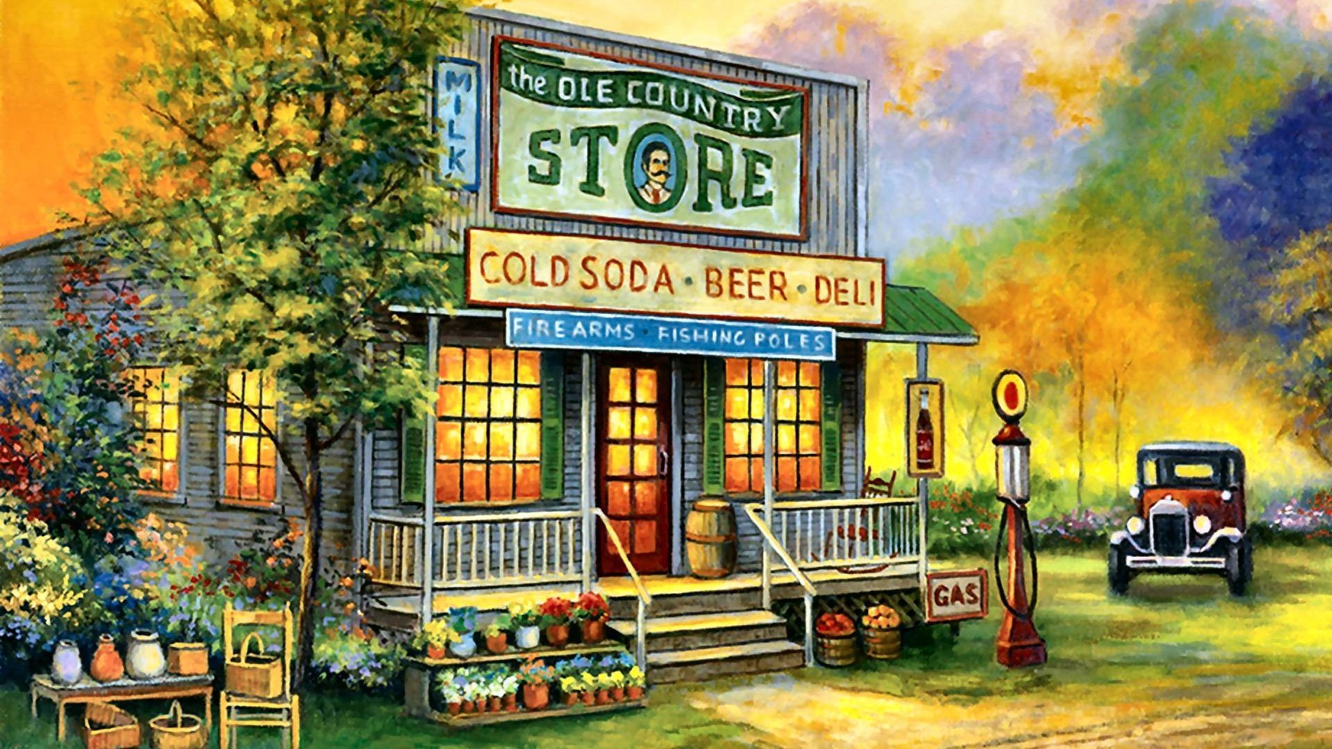 Country Store Wallpapers on WallpaperDog