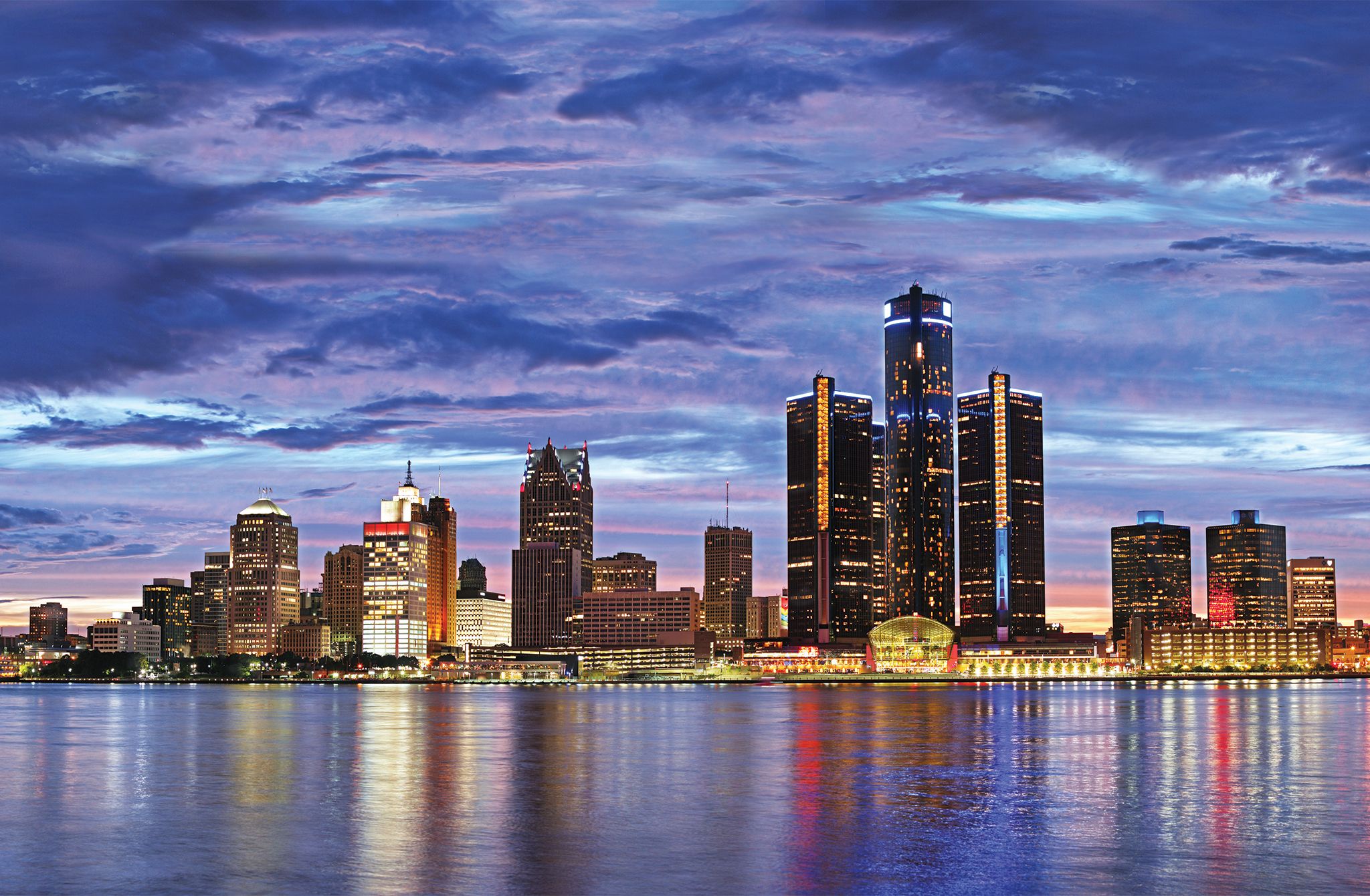 Detroit Skyline Wallpapers on WallpaperDog