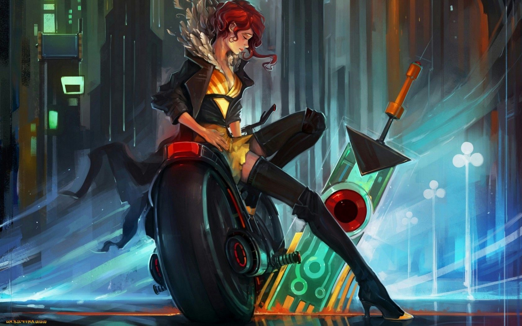 Transistor Fan Art Wallpapers on WallpaperDog