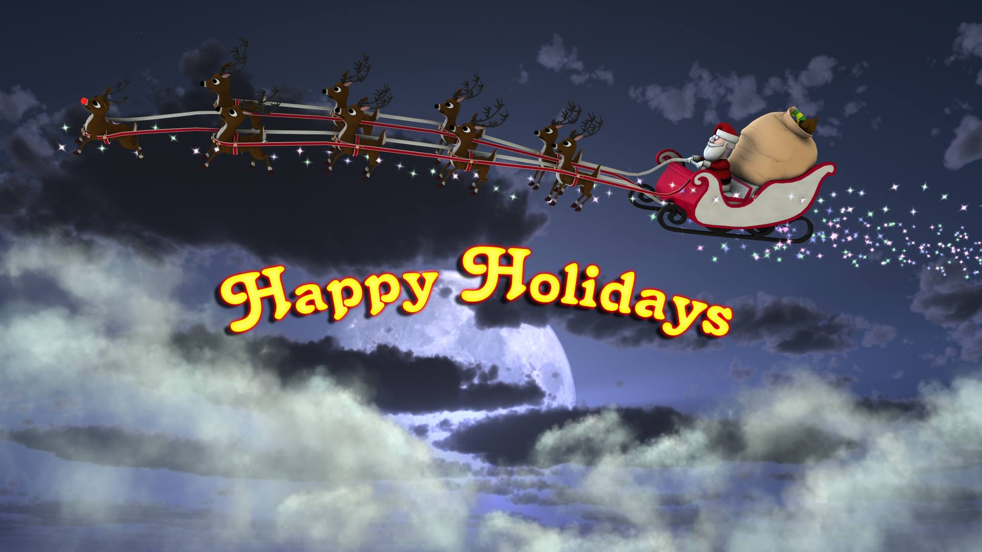 Happy Holidays 3D Wallpapers on WallpaperDog