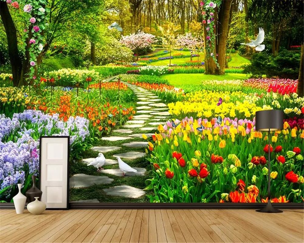 Garden and Butterflies Wallpapers on WallpaperDog