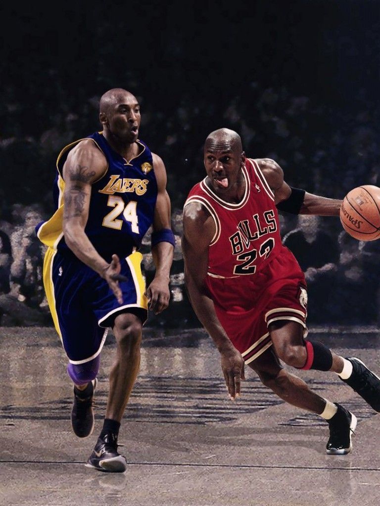 Kobe vs Jordan Wallpapers on WallpaperDog