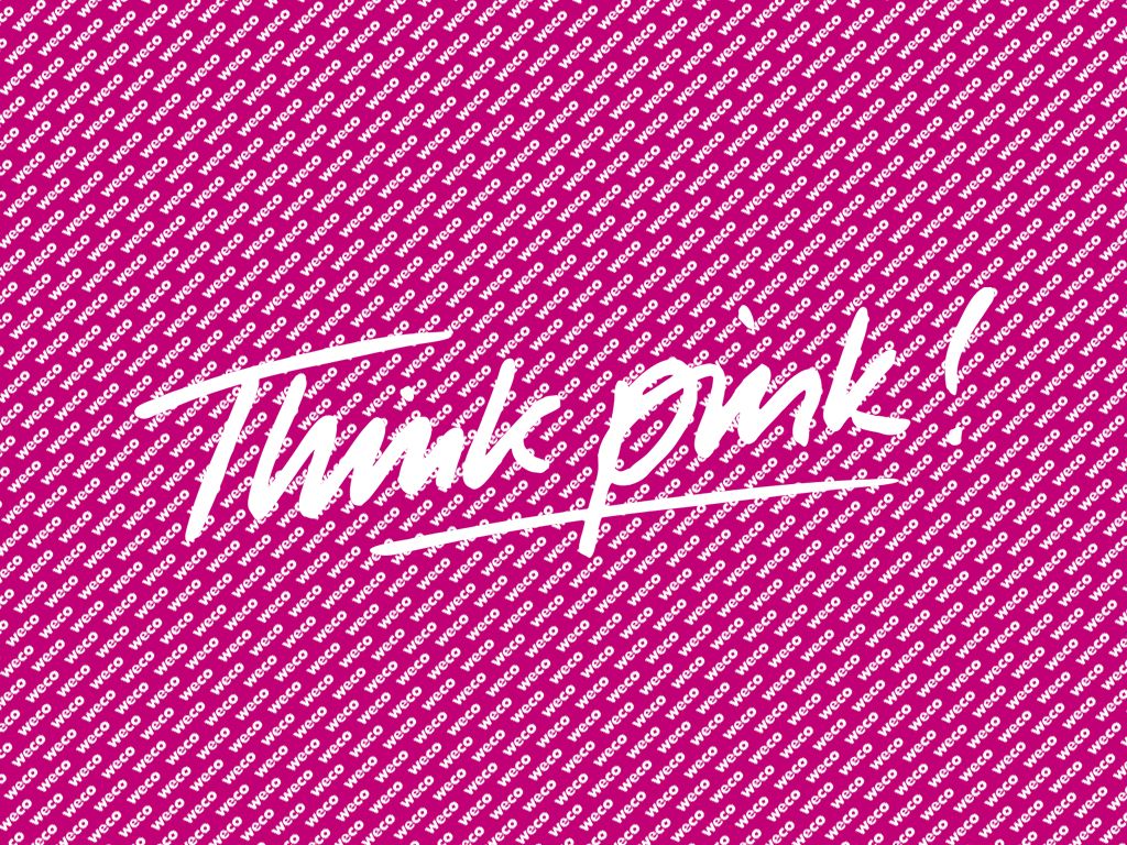 Think Pink Wallpaper
