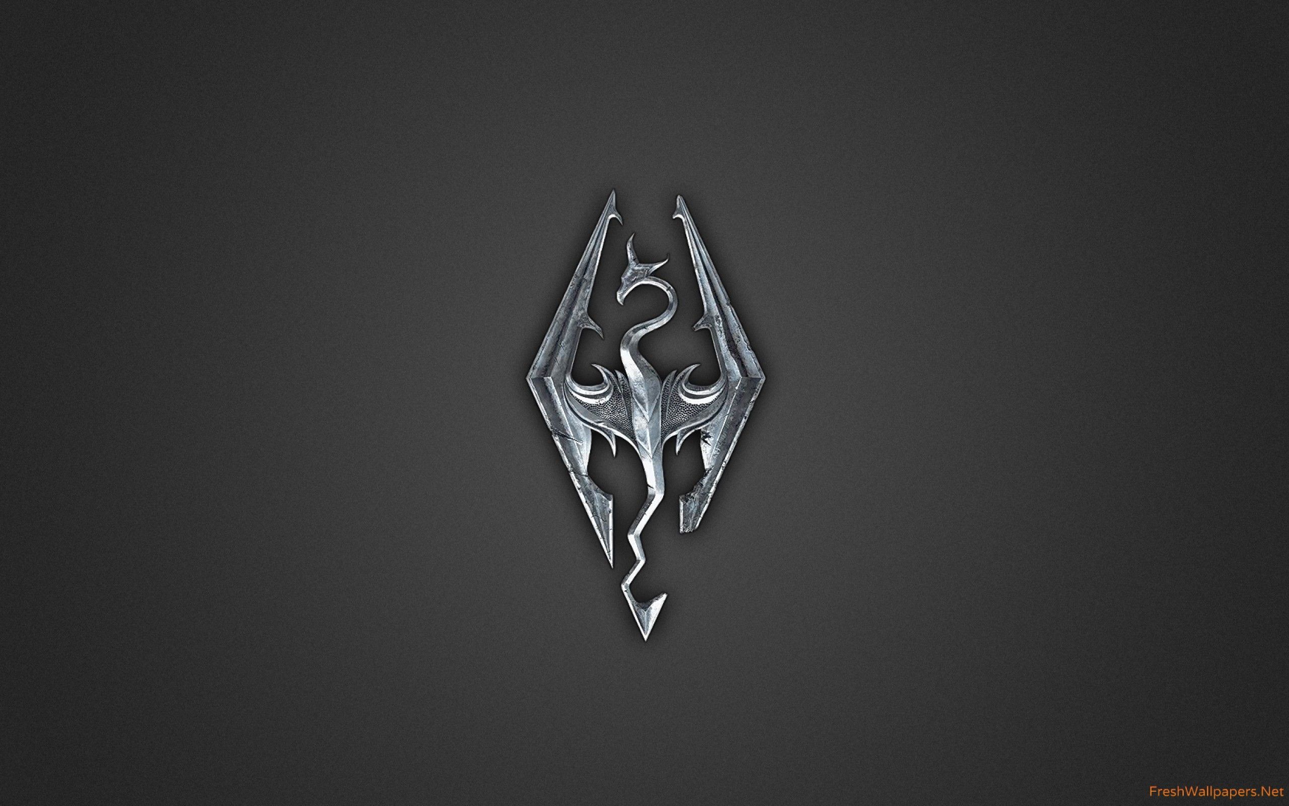 Skyrim Logo Wallpapers on WallpaperDog